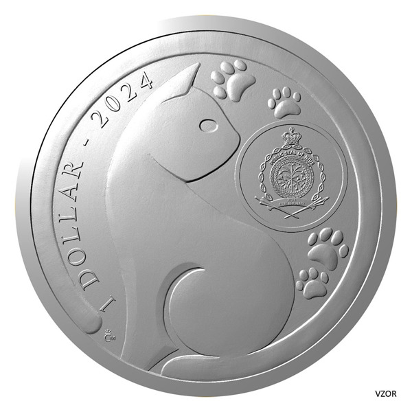 Silver coin Cat Breeds - Maine coon cat proof | Czech Mint